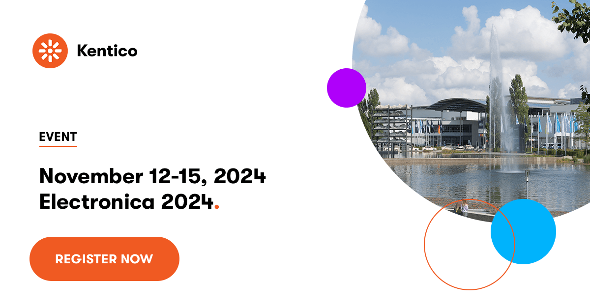 Event | Electronica 2024 | Kentico